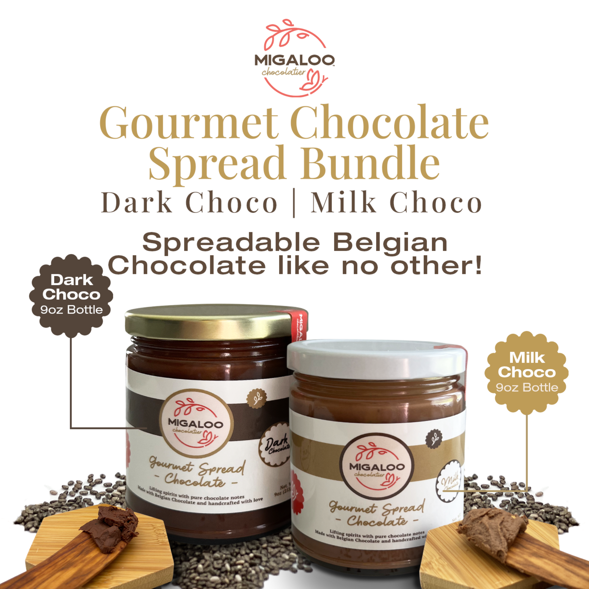 Gourmet Spreadable Chocolate – Migaloo Chocolatier